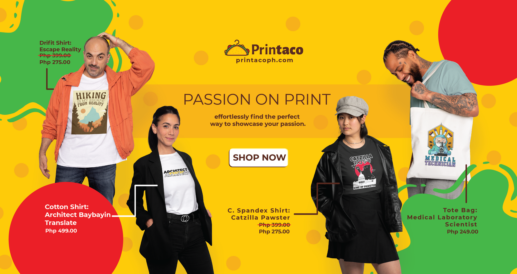 Printaco Graphic Shirts Philippines